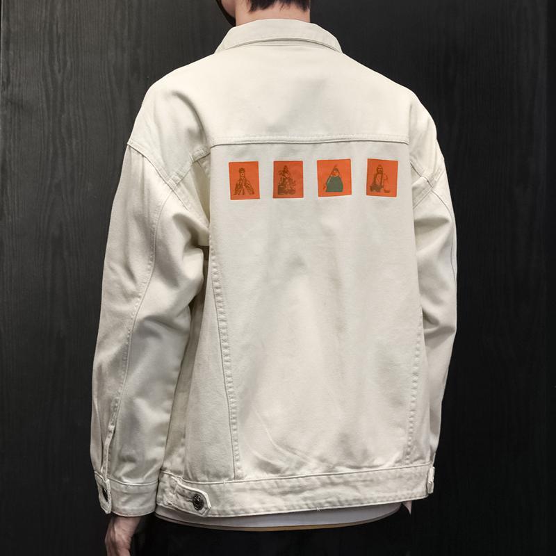 ジャケット メンズ デニム 春秋 ブルゾン アウター ワークジャケット 男性用 Gジャン ライトアウター ゆったり 大きいサイズ コットン ポケット ミリタリー カジュアル ブラック オフホワイト・商品カテゴリ: ジャケット・スタイル: ビ...