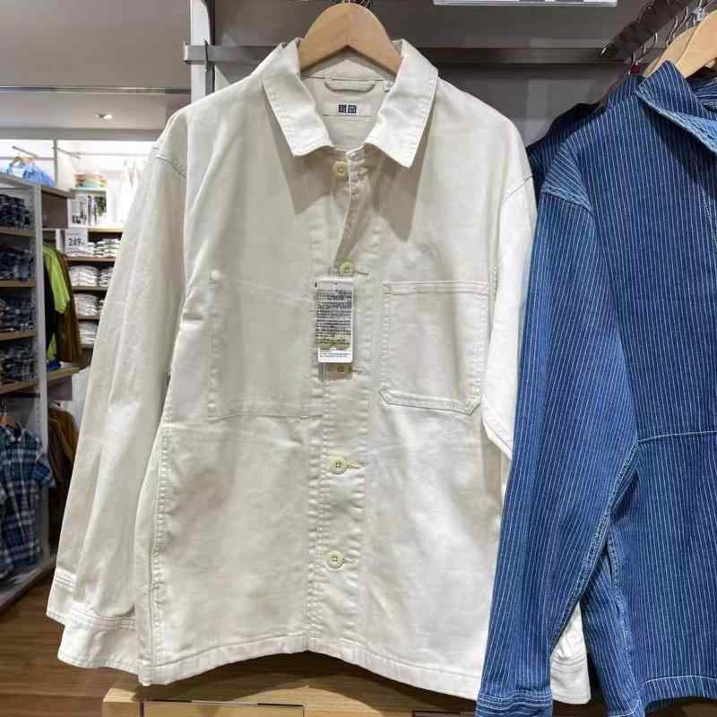 ジャケット 男性用 ストライプ デニム ウォッシュ加工 春秋 乳白 ブルー ネイビー 長袖・カテゴリ: カジュアルスーツ ・スタイル: カジュアル ・襟の形: POLO襟 ・シルエット: スタンダード ・前立て: シングルブレスト ・袖丈:...