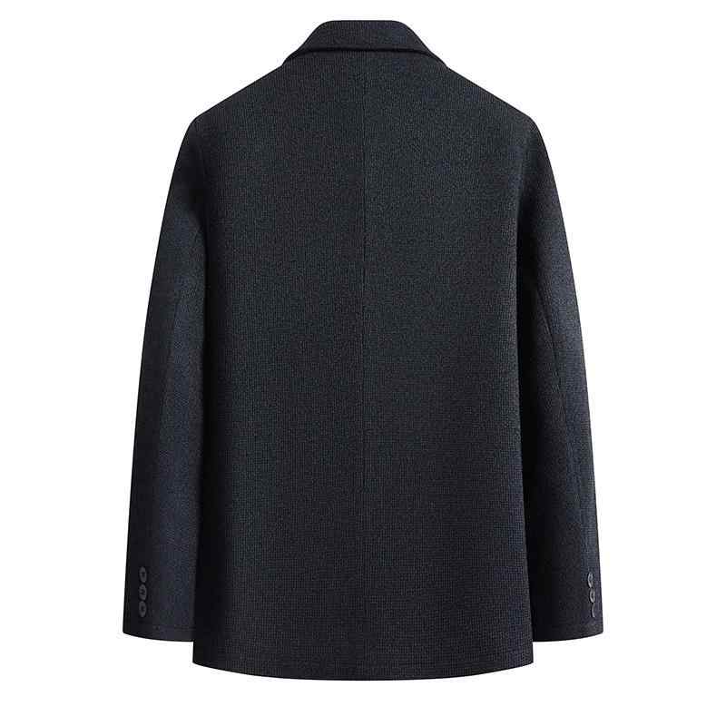 ジャケット メンズ 男性用 コート ビジネス カジュアル 防寒 保温 秋冬 加厚 紳士服 シニア ミドル丈 無地 ポリエステル ブラック 黒 コーヒー色・カテゴリ: コート・スタイル: ビジネス・ネックライン: 襟付き・フィット: ゆったり...