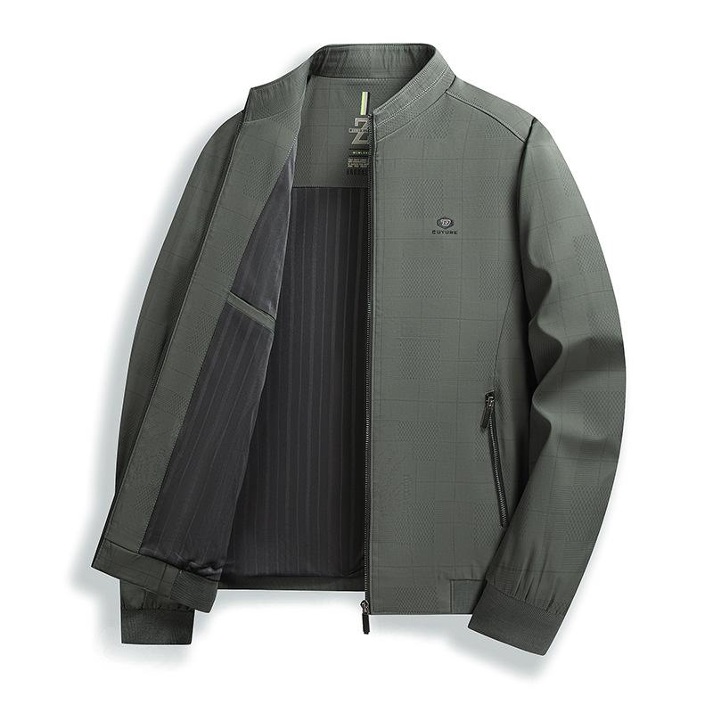 ジャケット メンズ アウター 薄手 コーデュロイ ミリタリー ブルゾン ジャンパー スタンドカラー ジップアップ ブラック カーキ ネイビー・素材: 耐摩耗性・スタイル: ビジネス.紳士・ネックライン: スタンドカラー・フィット: レギュラ...