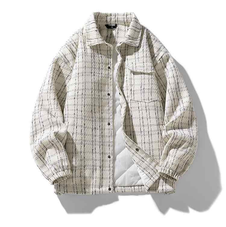 ジャケット メンズ 男性用 チェック柄 ライトアウター コーデュロイ 襟付き ブラック 黒 ホワイト 白 M L XL 2XL 3XL・カテゴリ: カジュアルスーツ・スタイル: 流行・素材: コーデュロイ.兔毛・柄: 格子・襟: 襟付き・袖...