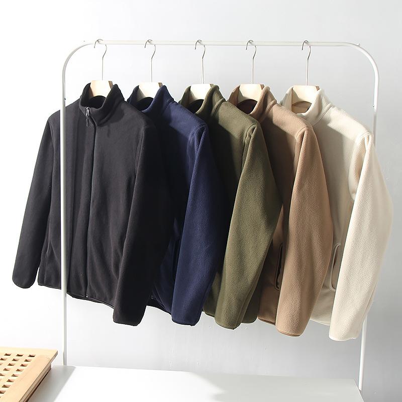 ジャケット メンズ 男性用 秋冬 カジュアル 保温性 フリース スタンドカラー アウター ウェア 藏青 ブラック 黒 グリーン カーキ ベージュ・カテゴリ: カジュアルスーツ・スタイル: ストリート・対象年齢: 24～35歳・襟の形: スタ...