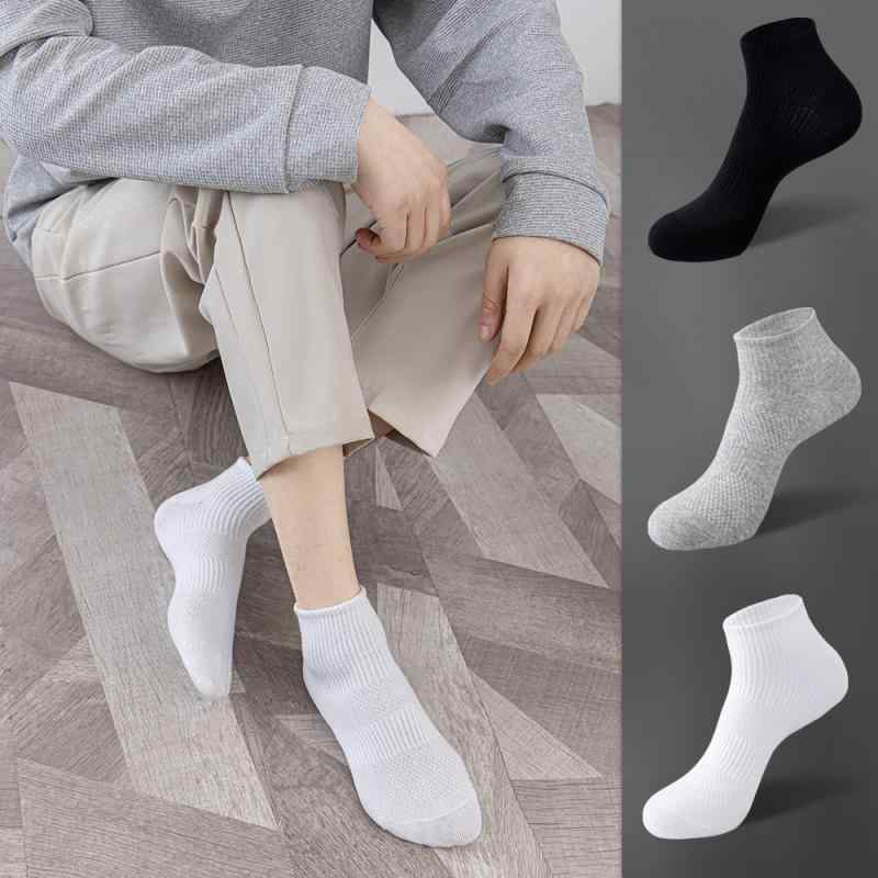 靴下 メンズ ビジネス ショート 防臭 精梳綿 ソックス 黒 白 グレー 快適 通気性 吸汗 カジュアル・カテゴリ: カジュアルソックス・素材: 精梳綿・柄: 無地・対象: メンズ・対象年齢層: 若者..少年・主な素材: 綿・生地: 200...