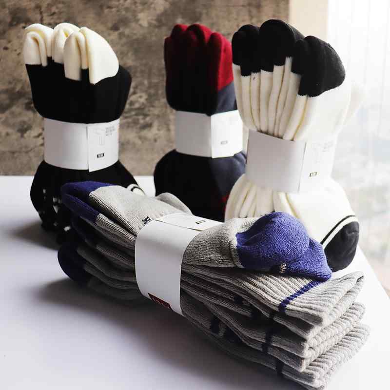 靴下 メンズ 男性用 秋冬用 あったか 発熱 高筒 ソックス 3足セット 綿 混紡 防臭 吸汗 摩擦防止 カジュアル 普段使い グレー 紺色・素材: 綿80% ポリエステル20%