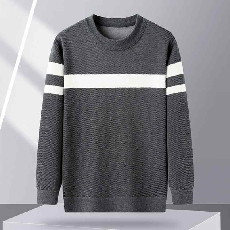 ニット メンズ ニットセーター ハーフハイネック 秋冬 厚手 裏起毛 暖かい 無地 ブルー 青 グレー キャメル 普段使い