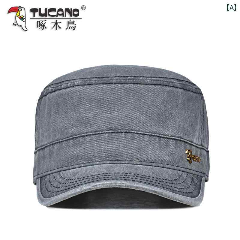 春夏 ウォッシュ ハット コットン フラット トップ 秋冬 ダックビル キャップ アウトドア メンズ 通気性 サンハット.オシャレデザイン上場年と時期：春帽子のスタイル：フラットトップショッピングモールにあるものと同じですか？ はい対象者：...