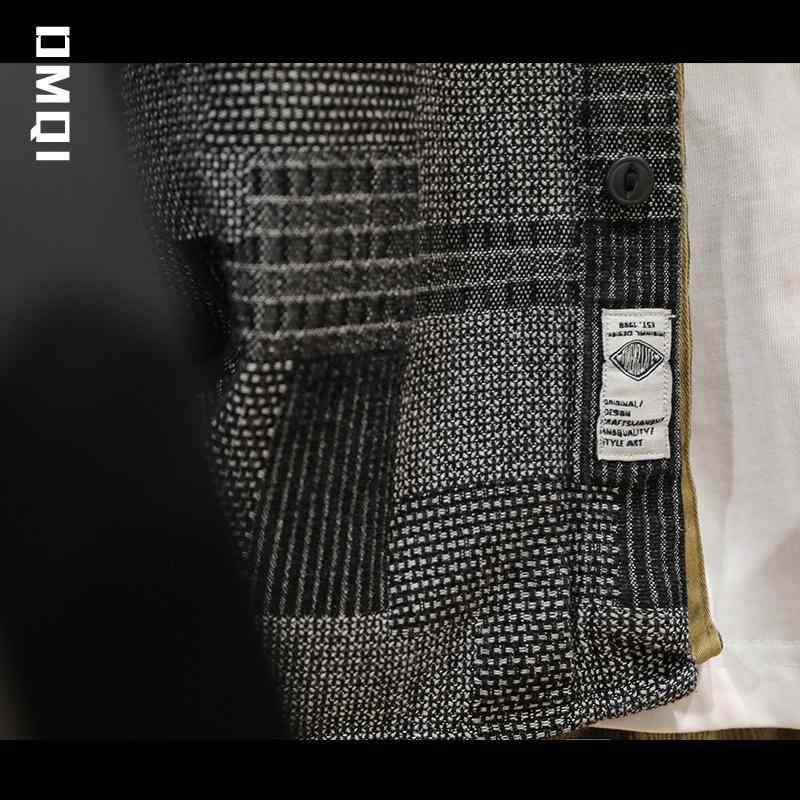 シャツ メンズ 男性用 長袖 チェック柄 コットン アメカジ 普段使い 羽織り 春秋 ブラック ブルー M L XL 2XL 3XL 4XL・カテゴリ: シャツ・スタイル: アメカジ・袖丈: 長袖・柄: 格子・タイプ: カーディガン・対象:...