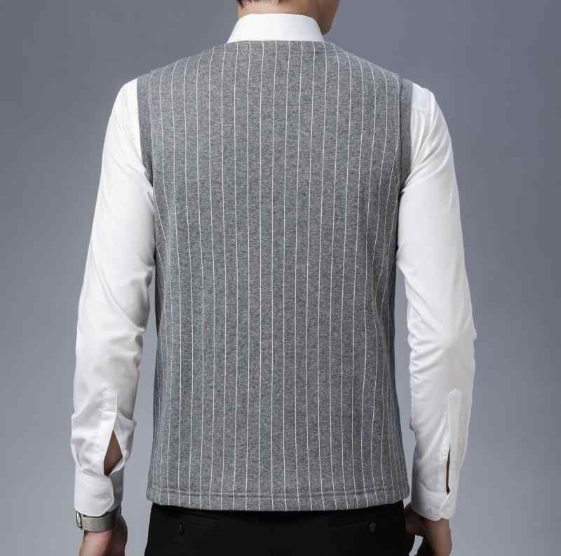 メンズ ベスト チョッキ 秋冬 男性用 厚手 防寒 Vネック コットン ビジネス カジュアル 紳士服 シニア 部屋着 あったかインナー・カテゴリ: 綿服ベスト・スタイル: 軽ビジネス・デザイン: カーディガン・フィット: スリム・襟型: V...