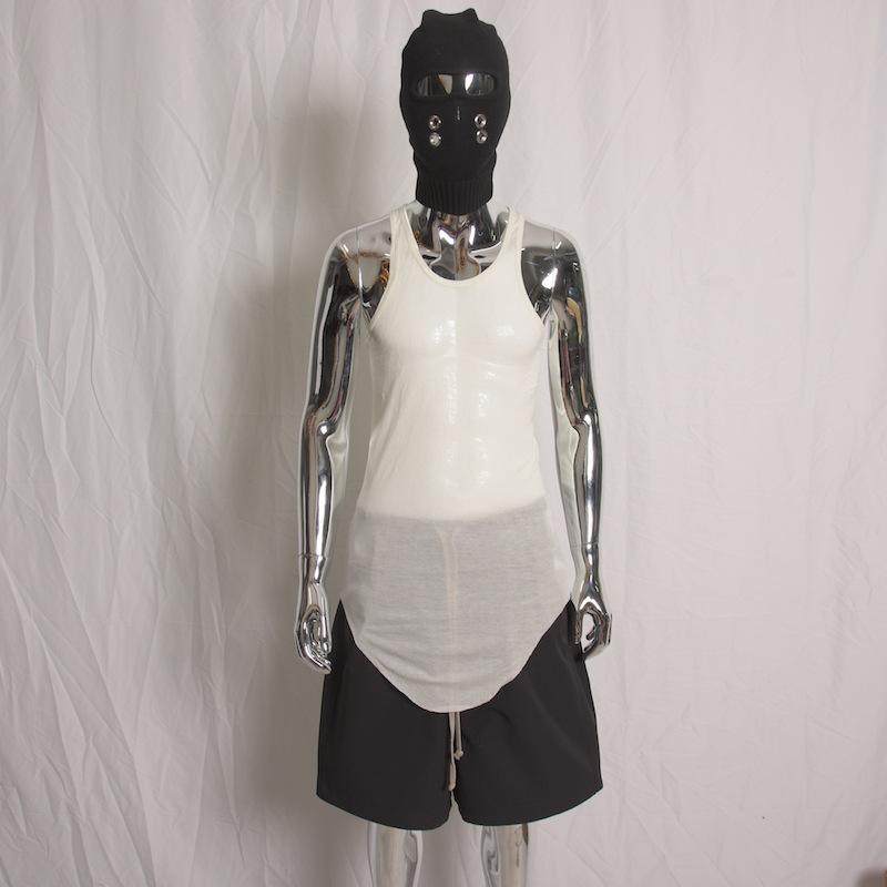 ベスト 薄手ウール混紡 タンクトップ 男女兼用 トップス 白 レーヨン混紡 無地 ヒップホップ ダンス・版型: 合体型・柄: 無地・主な素材: regenerated cellulose fiber (82%)・生地: ポリエステル繊維・対...