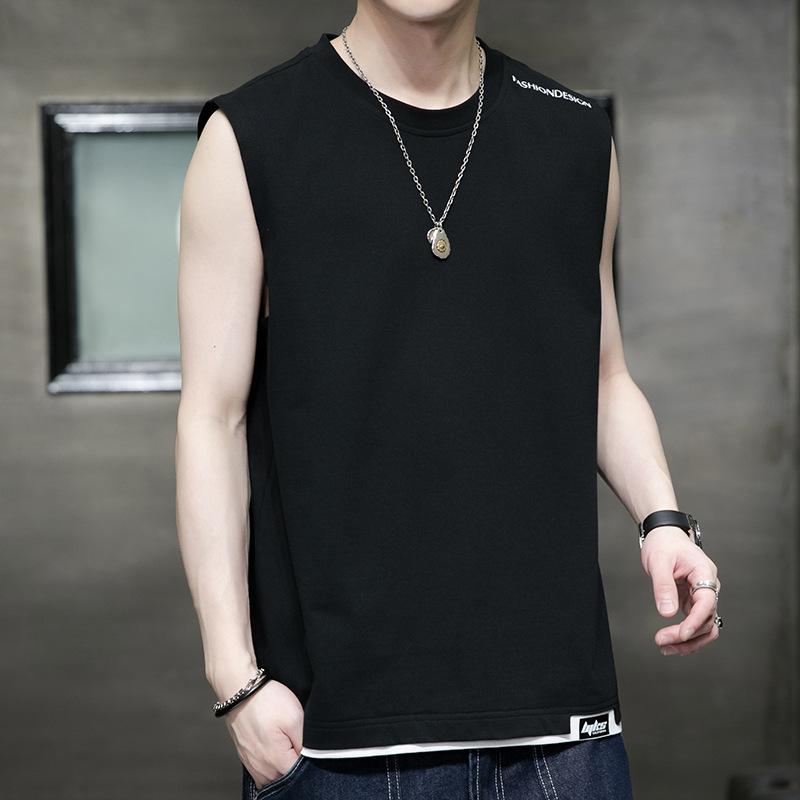 Tシャツ メンズ 男性用 ノースリーブ カットソー トップス 無地 綿 快適 接触冷感 部屋着 普段使い スポーツ トレーニングウェア 白 黒 グレー 春夏・カテゴリ: Y字タンクトップ・スタイル: 韓国・柄: 無地・主な素材: 綿・フィッ...