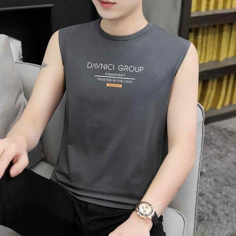 タンクトップ メンズ 男性用 ノースリーブ Tシャツ 接触冷感 スポーツ トレーニング ウェア 筋トレ ジム 部屋着 ルームウェア ストライプ ブラック グレー ネイビー ホワイト・版型: ゆったり・柄: ストライプ・主な素材: 麻・素材:...
