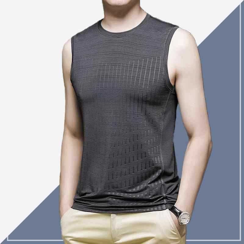 Tシャツ メンズ スポーツウェア ノースリーブ トップス ポリエステル 速乾 通気 接触冷感 トレーニング ランニング ジム 普段使い ルームウェア 春夏・商品カテゴリ: Tシャツ/タンクトップ・版型: ルーズ・柄: ストライプ・主な生地:...