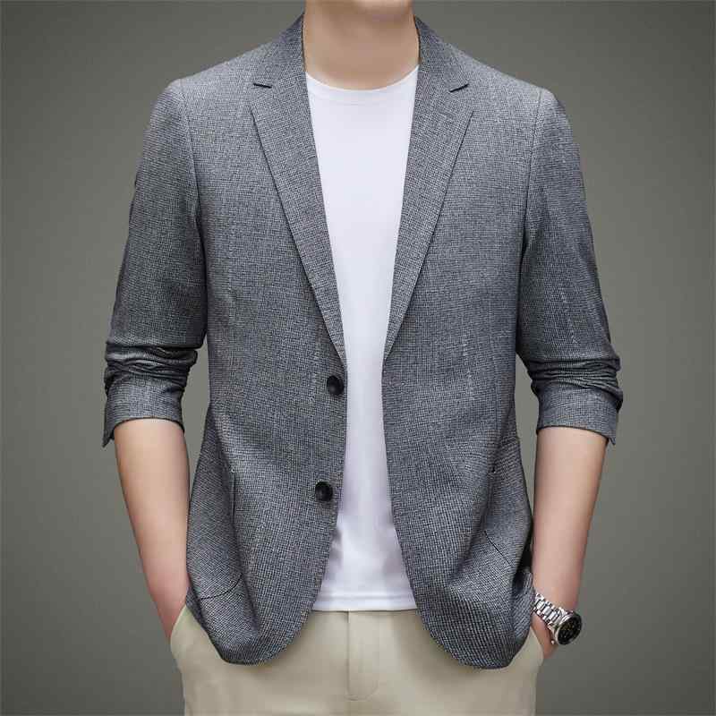 ジャケット メンズ テーラードジャケット カジュアル 韓国 春秋 ライトアウター トップス 無地 グレー・カテゴリ: テーラードジャケット・対象: メンズ・スタイル: カジュアル.・柄: 無地・メイン素材: ポリエステル・素材混率: 67%...