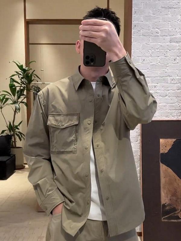 シャツ メンズ 亜麻 リネン トップス 長袖 翻襟 無地 春物 春秋 ゆったり 若者 紺色 緑 カーキ オリーブドラブ・カテゴリ: シャツ・スタイル: 流行・素材: 麻・生地: ・柄: 無地・ネックライン: 襟付き・袖丈: 長袖・フィット:...