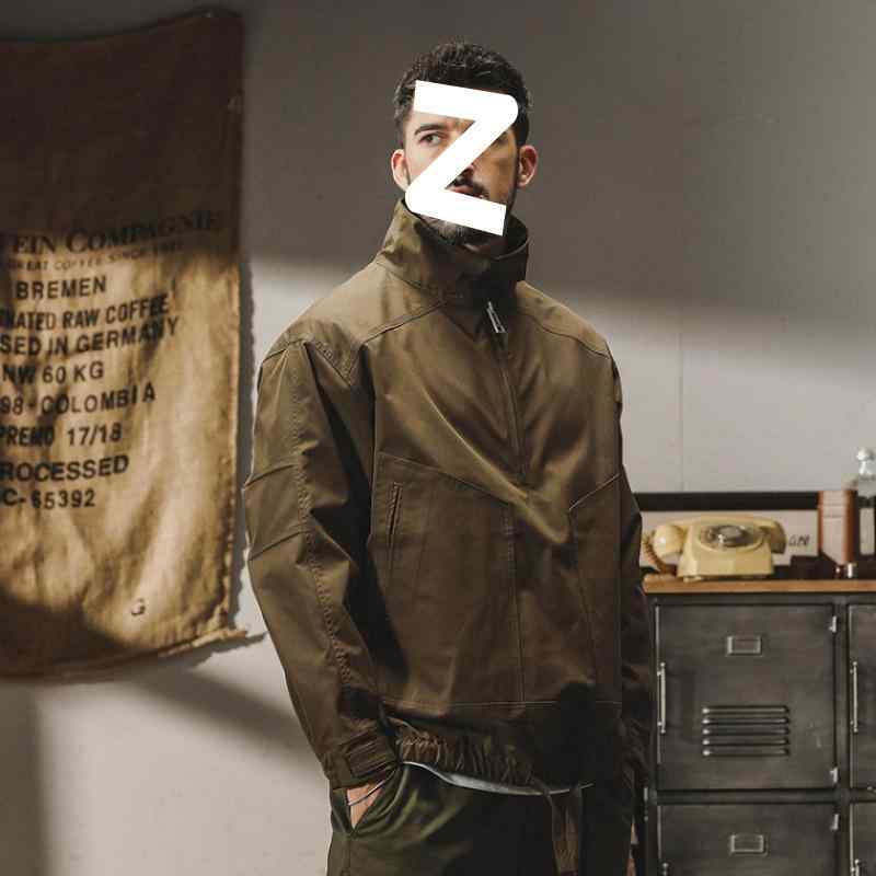 マウンテンパーカー メンズ 耐摩耗 防風 ジャケット 男性用 ブルゾン アウター 秋物 ポリエステル ワークウェア スタンドカラー コーヒー色 黒 緑 M L XL 2XL 3XL・素材機能: 耐摩耗.防風・カテゴリ: ジャケット・・対象:...