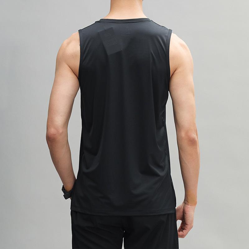 タンクトップ メンズ 男性用 速乾 ノースリーブ Tシャツ スポーツ ランニング ウェア トレーニング 伸縮性 通気性 接触冷感 ブラック グレー ホワイト ブルー・カテゴリ: ベスト・状態: 在庫・対象: メンズ・柄: 柄・素材: 錦綸/...