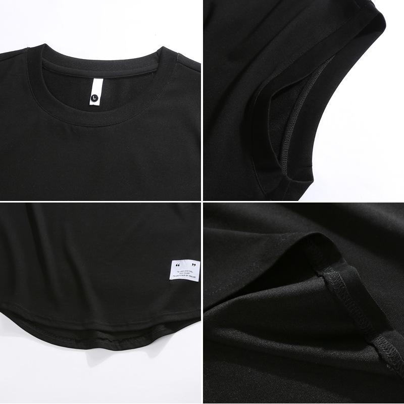 Tシャツ メンズ 男性用 ワッフル ノースリーブ カットソー 無地 ゆったり スポーツ インナー トップス ブラック ホワイト グレー・版型: ゆったり・柄: 無地・主な素材: 綿72%・対象: 青少年・スタイル: ベーシック・裾のデザイン...