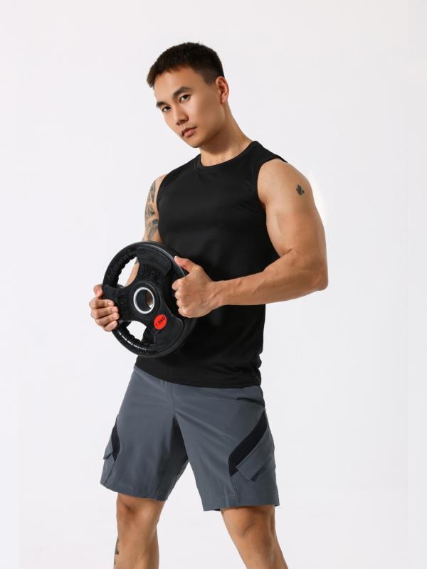 タンクトップ メンズ 男性用 バスケットボール スポーツウェア トップス ゆったり 速乾性 吸湿排汗 筋トレ 運動着 春夏 秋冬 ランニング トレーニングウェア ホワイト ブラック グレー・カテゴリ: ベスト・対象: メンズ・季節: 春.夏...