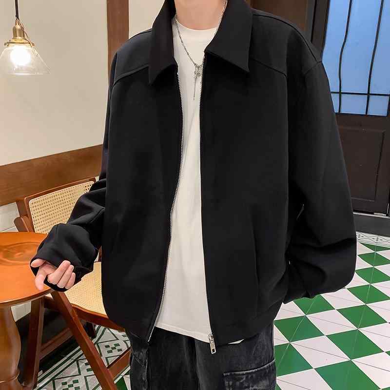 ジャケット 男性用 アウター 襟付き 無地 ドロップショルダー サイドポケット ポリエステル混紡 パープル ブラック・商品カテゴリ: ジャケット・スタイル: 欧美.シンプル・対象年齢: 18-24歳.成人・襟の形: 襟付き・フィット: ルー...
