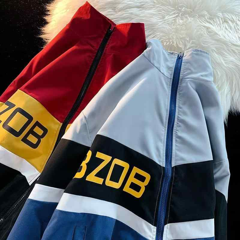 ジャケット メンズ 配色 ジップアップ アウター スポーティー カジュアル 野球 秋冬 グレー 赤 ポリエステル・カテゴリ: ジャケット・スタイル: スポーツ・対象: 青少年.成人・領型: スタンドカラー・版型: ゆったり・前立て: ジッパ...