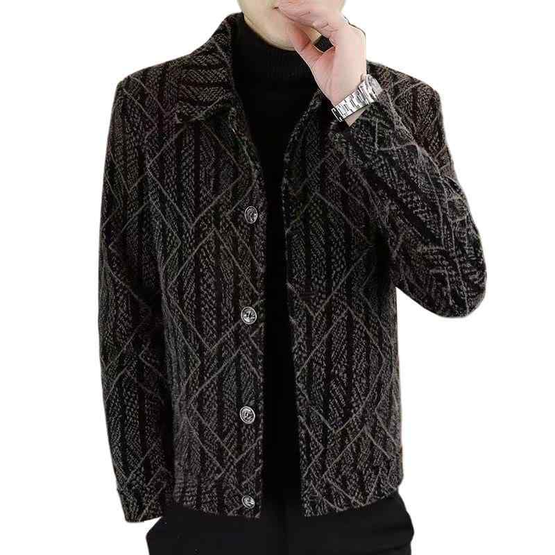 ジャケット メンズ 男性用 秋冬 コーデュロイ 裏起毛 暖かい 防寒 カジュアル ゆったり 大きいサイズ 黒 カーキ・カテゴリ: カジュアルスーツ・スタイル: 韓国・フィット: スリム・フード: 有り・厚さ: 薄手・素材: コーデュロイ.兔...