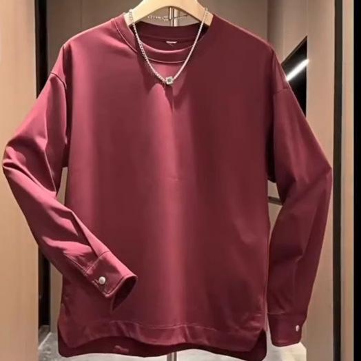 スウェット メンズ トレーナー トップス 長袖 春秋物 コットン ドーパミンカラー おしゃれ ゆったり カジュアル 無地 白 黒・カテゴリ: トレーナー/スウェット・スタイル: 都市・対象: 青少年・デザイン: 無地・ネックライン: ラウン...