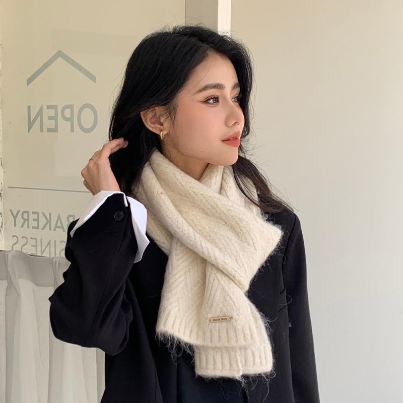 マフラー レディース メンズ ニット 厚手 秋冬 防寒 学生 無地 キャンディーカラー パステルカラー ショール 暖かい かわいい 韓国・項目名: 編み方・値: 経編・項目名: 機能・値: 保温・項目名: スタイル・値: 日韓.甘め.学院風...