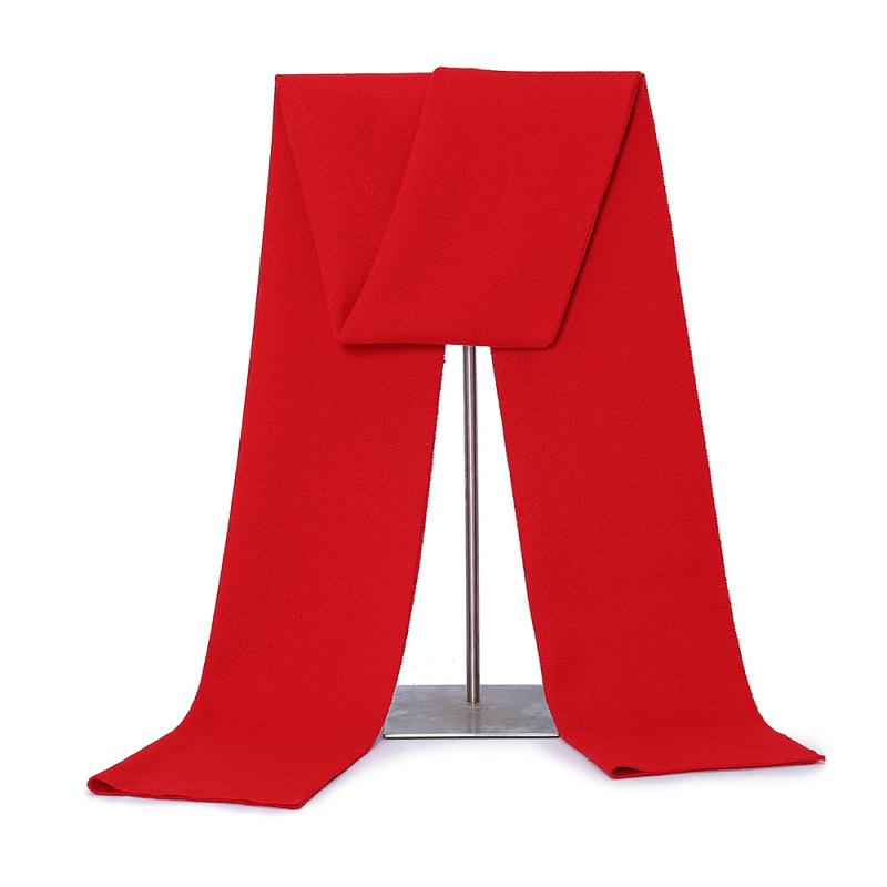 マフラー 男性用 女性用 ニット 厚手 無地 秋冬 中国大紅 ショール ストール 180cm 31cm 防寒 保温・素材: 毛糸・性別: ユニセックス・編み方: 経編・加工方法: 手绘・デザイン: フリンジ・機能: 保温・柄: 無地・スタイ...