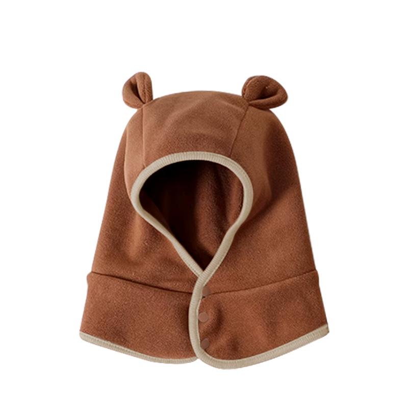 帽子 ベビー 秋冬 クマ耳 子供用 フリース 防寒 対策 1歳 2歳 アンゴラレッド ピンク ベージュ コーヒー色 大判 帽檐 かわいい ・商品カテゴリ: 熊の耳付き帽子・色: アンコラレッド, ソフトピンク, ベージュ, コーヒー・サイズ...