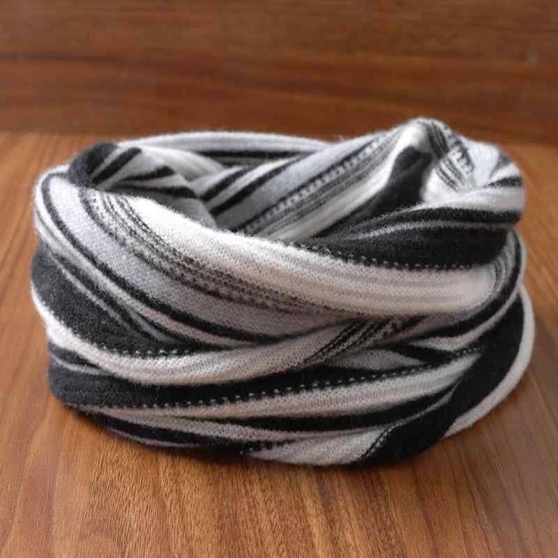 マフラー ネックウォーマー 男女兼用 ウール ニット 防寒 ストライプ柄 配色 秋冬 ブラック レッド ブルー 25-40cm・性別: 男女兼用・素材: ウール・混紡率: 96%以上・カラー: ブラック.レッド.ブルー.青・スタイル: 日韓...