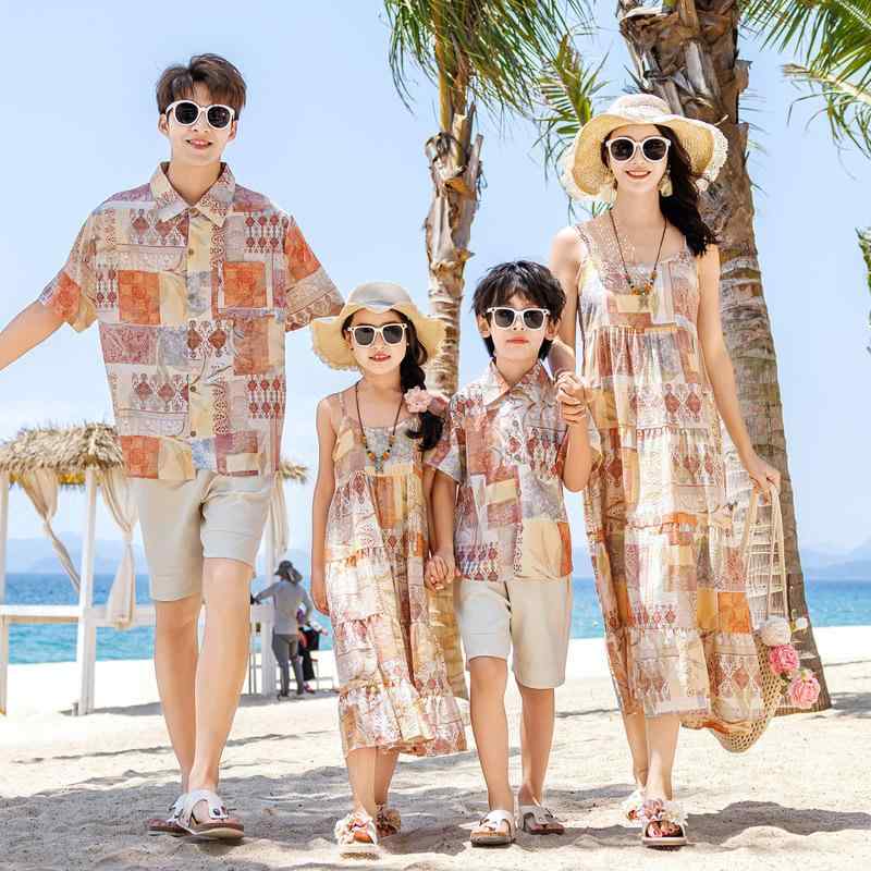 ワンピース 親子コーデ レディース キッズ リゾート 旅行 海 ビーチ ボヘミアン柄 春夏 吊りスカート チュニック ショール・商品カテゴリ: 親子服・対象: 男女兼用・対象年齢: 8歳以上(身長140cm以上)・スタイル: カジュアル・柄...