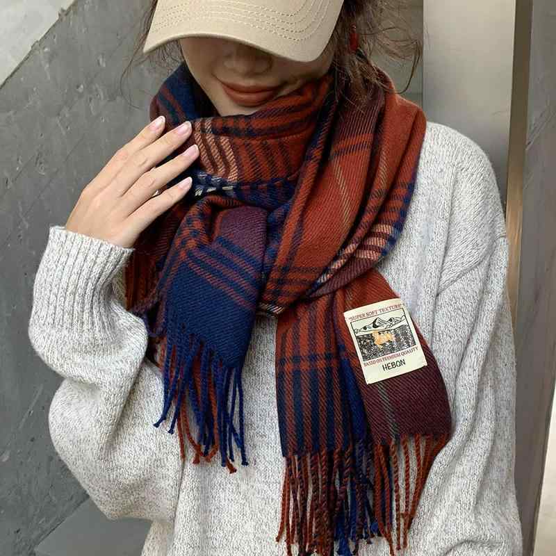 マフラー ストール レディース 秋冬 チェック柄 フリンジ 仿羊绒 襟巻き 防寒 肩掛け ひざ掛け 韓国 大判 ショール 赤 緑 青 茶色 かわいい あったか・品名: マフラー・編み方: 経編・流行要素: 格子柄・機能: 保温・スタイル: ...