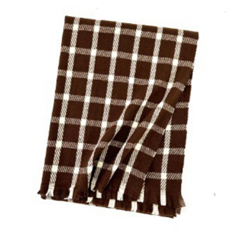 2個セットマフラー メンズ 格子柄 ストール 秋冬 防寒 学生 あったか ポリエステル 紳士 男性用 黒 ブラック コーヒー 珈琲 ベージュ 幾何学模様・項目名: 編み方・値: 斜文織り・項目名: スタイル・値: 長め・項目名: カラー・値...