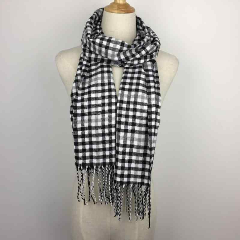 2個セットストール マフラー 男女兼用 秋冬 格子柄 暖かい 防寒 ショール ひざ掛け 黒白格子・カテゴリ: 服飾小物・スタイル: ヨーロピアン・柄: 格子柄・カラー: ブラック.ホワイト・対象: 大人
