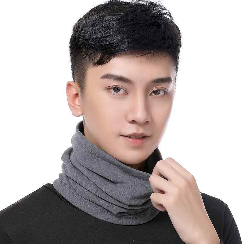ネックウォーマー 男性用 フリース 厚手 防寒 暖か ネックカバー フェイスカバー スヌード マフラー 防風 防塵 登山 アウトドア スポーツ バイク 秋冬