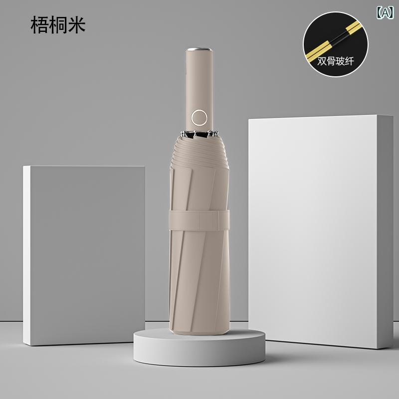 ワンボタン 全自動 傘 大型 補強 豪華 メンズ レディース 晴雨 デュアル 折りたたみ 収納 ブルー ブラック レッド ピンク グリーン