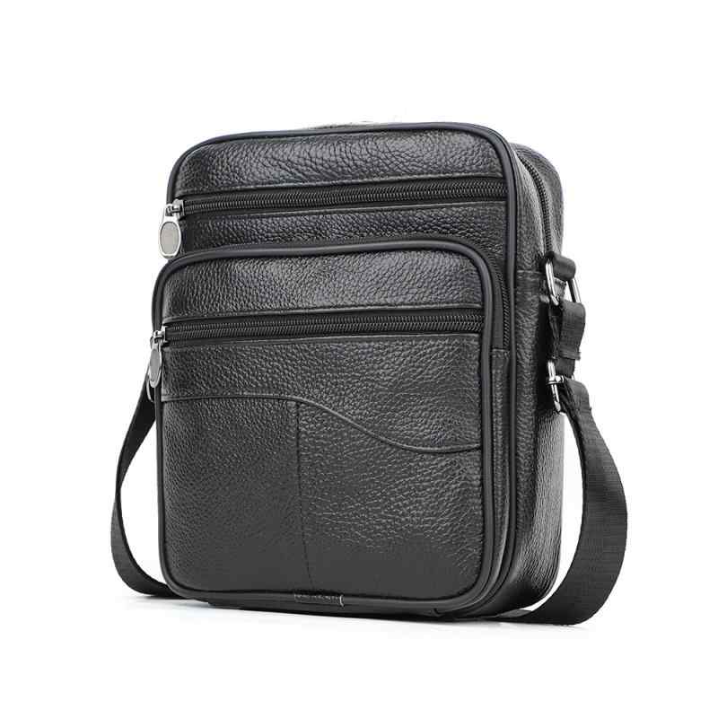 ショルダーバッグ メンズ 男性用 革 牛革 レザー 大容量 通勤 通学 縦型 斜めがけ 黒 ブラック ブラウン コーヒー色・スタイル: 都市ミニマル・素材: 革 (牛革)・機能: 耐摩耗性・柄: 無地・カラー: ブラック.コーヒー色.ブラウ...