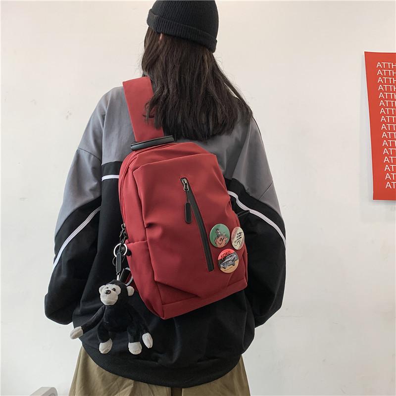 ショルダーバッグ 男性用 ストリート カジュアル ナイロン 鞄 メンズ 斜めがけ バッグ 通気性 無地 黒 白 赤・スタイル: ストリート・素材: ナイロン.ポリエステル・柄: 無地・カラー: ホワイト.ブラック.レッド・性別: メンズ・カ...