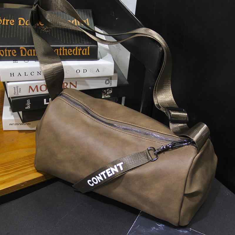 メンズ ショルダーバッグ 男性用 斜めがけバッグ アウトドア サイクリング ポリエステル製 カキ色 グレー ブラック 深灰 新格子柄・スタイル: 跨境風潮・素材: ポリエステル・機能: -・柄: -・流行要素: ステッチ・カラー: カーキ....