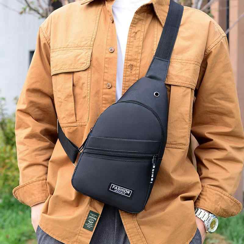 ボディバッグ メンズ 男性用 オックスフォード 耐摩耗性 撥水 8インチ タブレット対応 アウトドア レジャー 旅行 普段使い ブラック グレー ブルー・スタイル: 都市ミニマル・素材: オックスフォード布・機能: 耐摩耗性・柄: 文字・要...