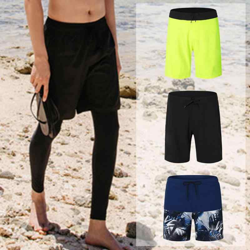 2個セット水着 メンズ 男性用 ハーフパンツ 海水パンツ サーフパンツ 5分丈 速乾性 日焼け防止 競泳水着 スイムウェア 黒 蛍光グリーン 紺色 イエロー ブルー ブラック グレー オレンジ 花柄・対象年齢: 成人・対象性別: 男・素材:...