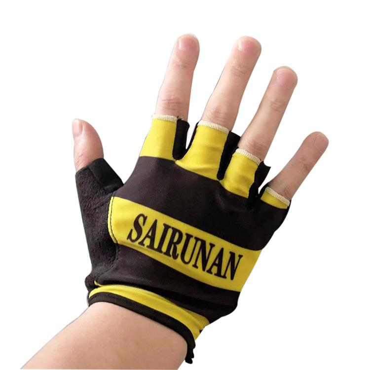 2個セット手袋 男女兼用 サイクルグローブ 自転車用グローブ 衝撃吸収 滑り止め レザー 春夏秋冬 赤 黒