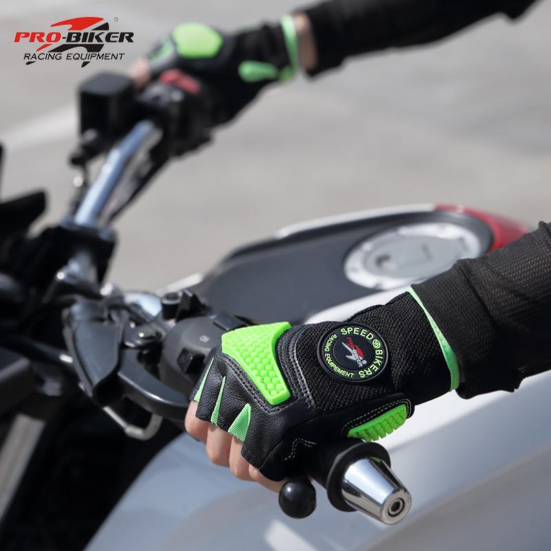 3個セット手袋 メンズ バイク グローブ 夏用 メッシュ 通気性 快適 オフロード 半指 滑り止め 超纤皮 自転車 緑 黒 青 赤・素材: 超纤皮・対象: 大人・性別: メンズ.ユニセックス・カラー: グリーン.ブラック.ブルー.レッド・サ...