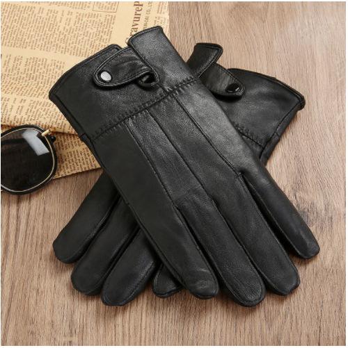 2個セット手袋 男性用 冬用 羊革 バイク グローブ 裏起毛 厚手 レザー 手袋 黒 防寒・カテゴリ: 手袋・素材: シープスキン・対象: 少年.若者.男性・機能: 保温・柄: 無地・スタイル: 汎用・カラー: ブラック・サイズ: フリーサ...