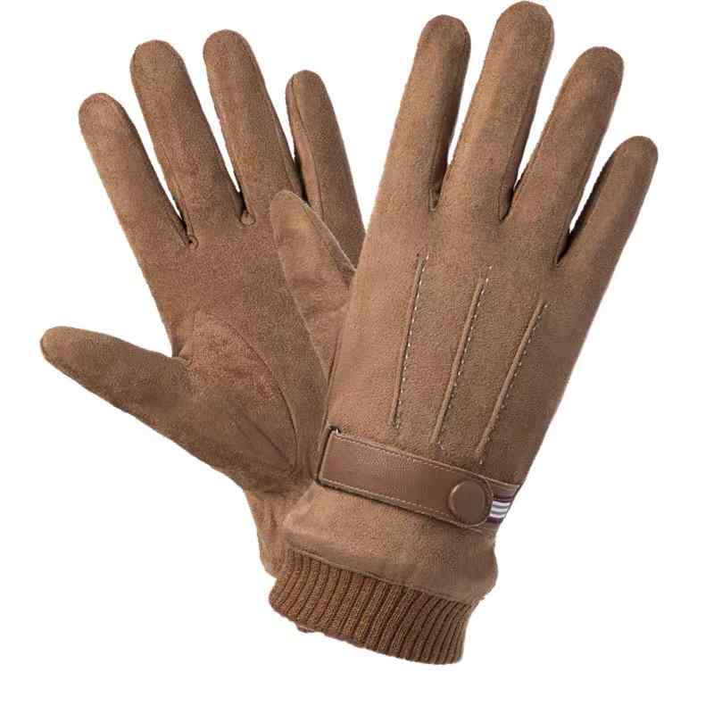 2個セット手袋 メンズ 男性用 スエード調 防寒手袋 裏起毛 厚手 スマホ対応 バイク 自転車 運転 グローブ 秋冬 紺色 カーキ ブラック グレー・カテゴリ: 手袋・素材: 布製・対象: 男性・製法: 緞檔・機能: 防寒・柄: 無地・タイ...