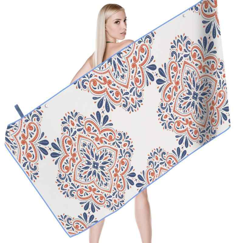 2個セットビーチタオル 速乾タオル 防砂タオル 超極細繊維タオル 運動タオル ボヘミアン柄タオル エスニック柄 青花磁柄 160 80 160 85 160 90 130 70 150 75 南米 東南アジア 北米・カテゴリ: 浴巾/沙滩巾...