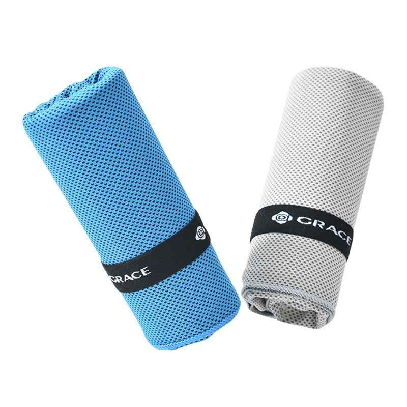 タオル スポーツタオル 吸水速乾 接触冷感 汗拭きタオル トレーニング ジム ランニング ヨガ 普段使い・素材: ポリエステル