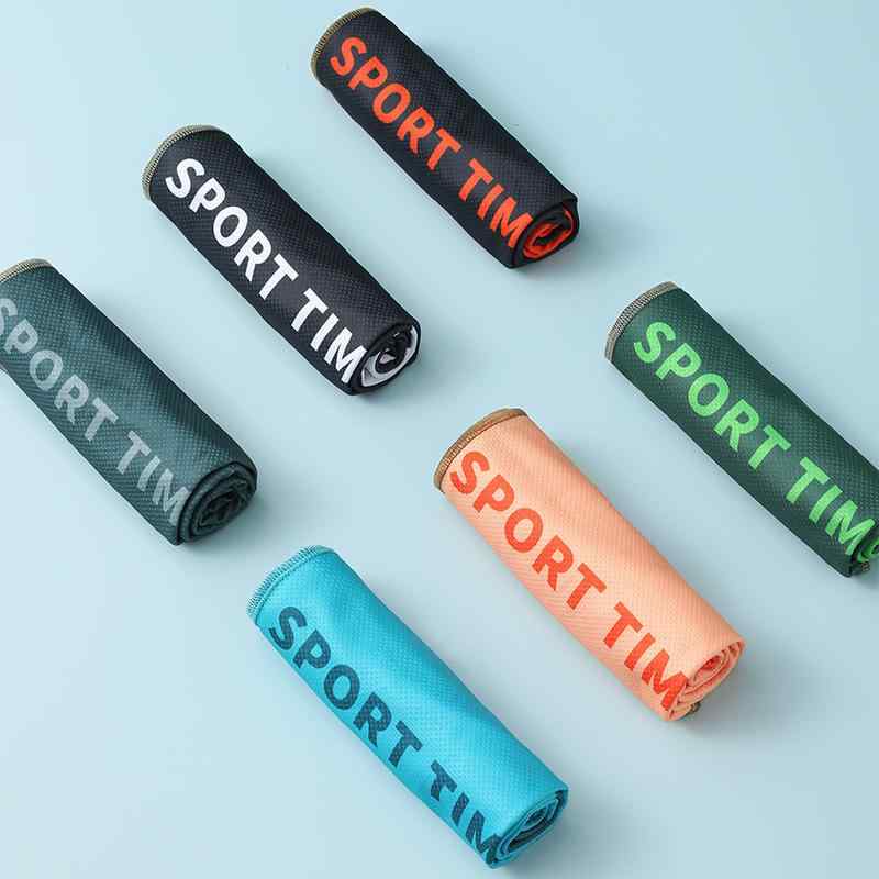 タオル メンズ レディース スポーツタオル 速乾 吸水 防臭 接触冷感 運動会 部活 アウトドア ジム 深緑 浅緑 ブラック ホワイト オレンジ ブルー グレー・素材: 超極細繊維・サイズ: 30cm×100cm・重さ: 約45g・機能: ...