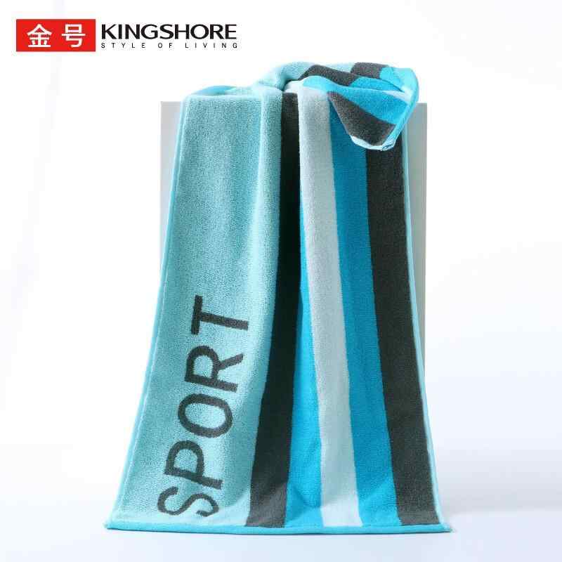 2個セットタオル 全綿 スポーツタオル ストライプ柄 厚手 大判 95 40cm ジム ランニング シャワー 綿 レッド イエロー ブルー