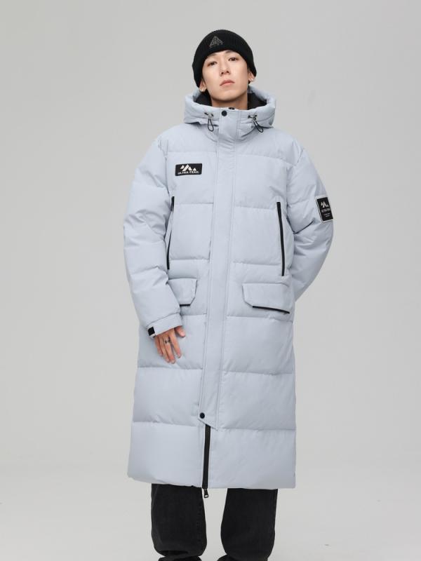 羽絨服 メンズ 男性用 ダウンジャケット 厚手 フード付き ロング丈 カジュアル 防寒 撥水 暖かい 黒 ブラック アイスブルー ベージュ 冬 秋冬・防寒レベル: 通常レベル(-20℃~-5℃)・素材機能: 抗寒・フィルパワー: 750・詰...